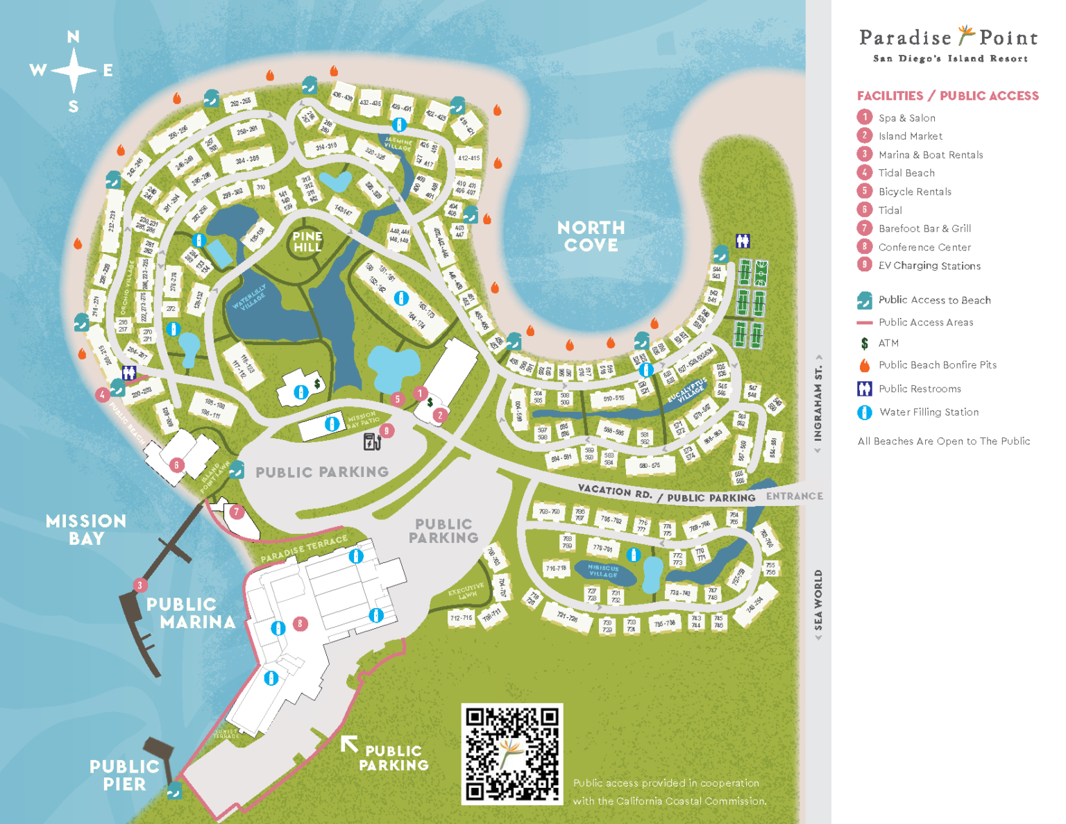Public Access Information | Paradise Point Resort San Diego